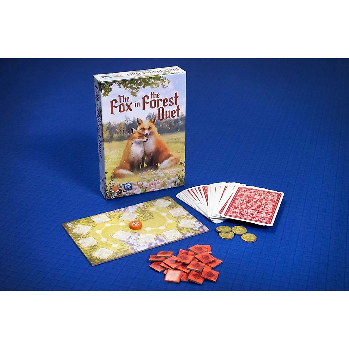 Renegade Game Studios Fox in The Forest Duet Card Game for 2 Players Aged 10 & Up, Cooperative Trick-Taking Game.