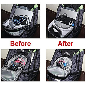 Reusable Cable Ties 1/2" x 4" for Cable Management and Organizing Cords - 30 Pack (Black)