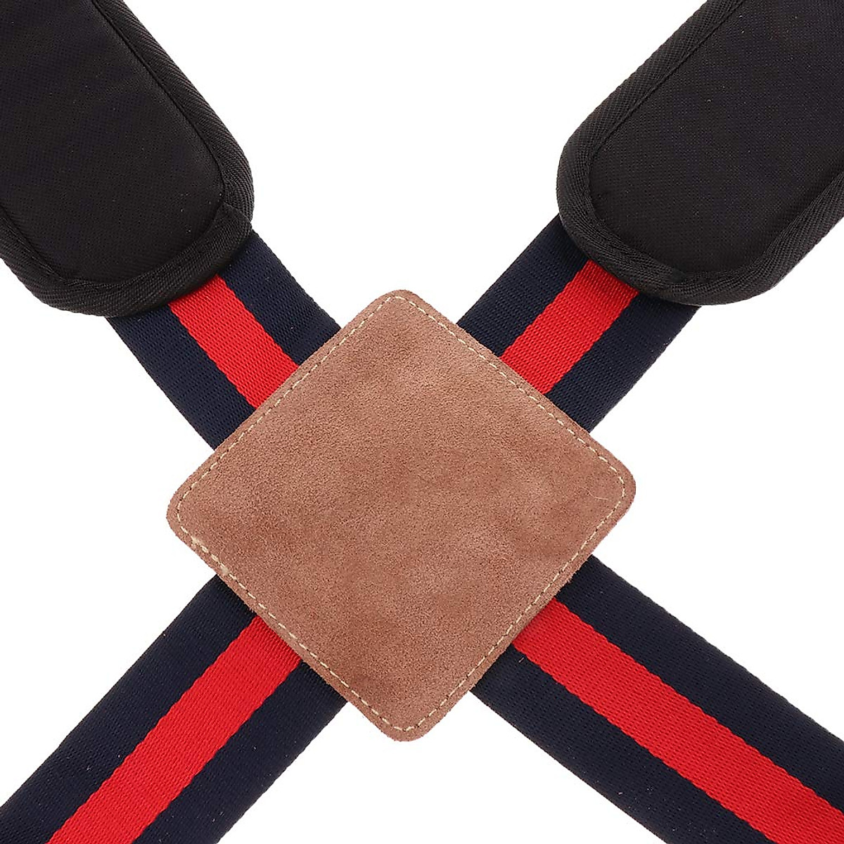 KLIZZA Replacement African Djembe Shoulder Strap Belt for Drummer Stage Performance - Red