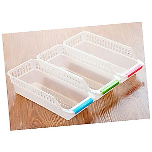 Cabilock Box Refrigerator Fruit Container Kitchen Container Fruit Organizer Refrigerator Organizer Small Refrigerator for Room Beverage Refrigerator Fridge Bins Kitchen Organizer Food Soda