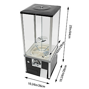 Vending Machine,Big Capsule Vending Machine Commercial Vending Machine, Candy Vending Machine Gumball Dispenser Machine for Retail Stores Game Halls (Style 1)