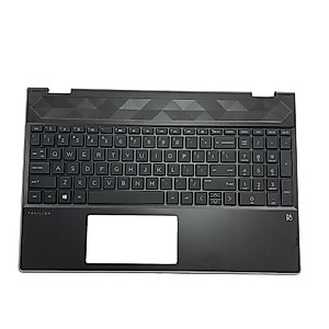 Replacement for HP Pavilion X360 15T-CR000 15T-CR 15 CR 15-CR0051OD Laptop Upper Case Palmrest Keyboard Assembly Part l20848-001 4600EH0E000 Top Cover Black