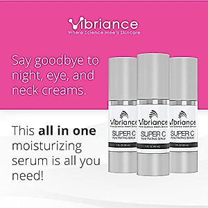 Vibriance Super C Serum for Mature Skin, All-In-One Formula Hydrates, Firms, Lifts, Targets Age Spots, Wrinkles, and Smooths Skin, 1 fl oz (30 ml), Pack of 1