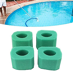 4Pcs Replacement Filter Sponge Sponge Cartridge Practical Filtered Swim Pool Pool Filter Cartridge Sponge for Pump for Pool