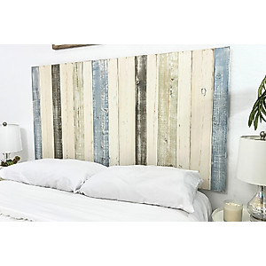 Barn Walls Solid Wood Headboard California King Size Farmhouse with Smooth Natural Wood Grain, Handcrafted Wall-Mounted Panel Head Board, Adjustable Height, Modern Farmhouse Bedroom, Built to Last