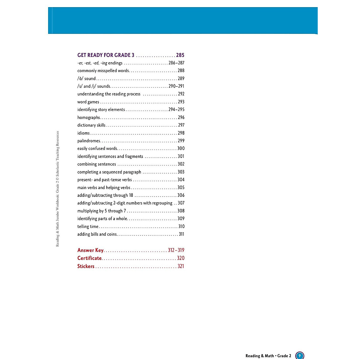 Scholastic Success with Reading and Math Jumbo Workbook