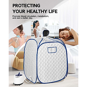 Simivol Sauna Steamer Machine, Portable Sauna Steamer, Steam Generator for Sauna, 2.5 Liter Home Sauna Steamer Pot with Remote Control, Steam Cup | Home Spa Sauna Accessories