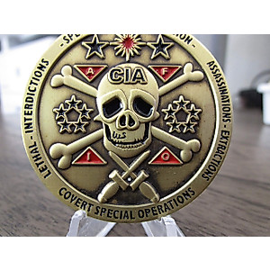 Central Intelligence Agency Covert Special Operations Clandestine Service Lethal Humint CIA Challenge Coin