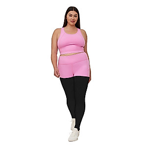 v28 Plus Size Knit Leg Warmer Women Thick Thigh High Boot Extra Long Large Socks(Plus Size- Black)