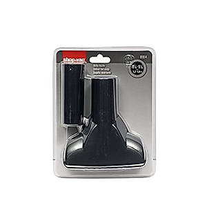 Shop-Vac 9191400 Utility Nozzle (1-1/2 inch) with 1-1/4 inch Adaptor, Plastic Construction, Black in Color, (1-Pack)