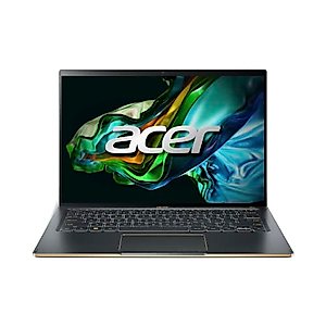 Acer Swift 14 Intel Evo Thin & Light Laptop | 14" WXGA IPS 100% sRGB Touch | 13th Gen Intel i7-13700H | Intel Iris Xe Graphics | 16GB LPDDR5 | 1TB Gen 4 SSD | Killer Wi-Fi 6E AX1675 | SF14-71T-74RF