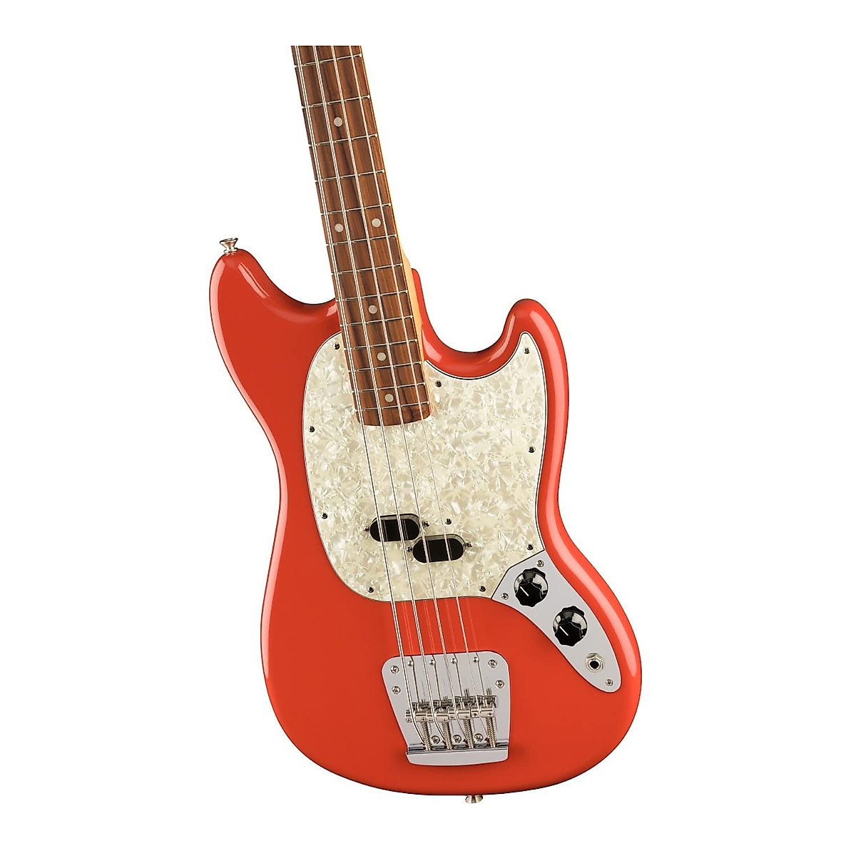 Fender Vintera 60s Mustang Bass, Fiesta Red, Pau Ferro Fingerboard