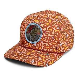 Dead Drift Fly Fishing Patch 5-Panel Vintage Trucker Rope Cap, Fly Fishing Hat (Trout Skin)