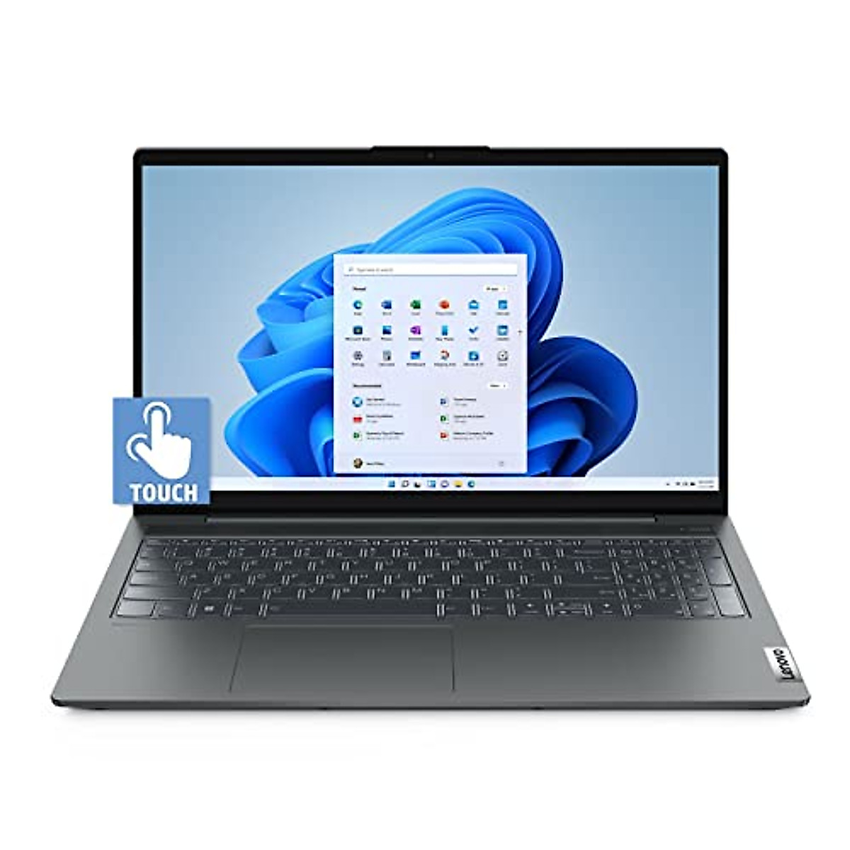Lenovo IdeaPad 5 Laptop, 15" FHD IPS 1080p Touch Display, AMD Ryzen 5 5625U (>i7-1065G7), 16GB RAM, 512GB PCIe SSD, FHD Webcam, Fingerprint Reader, Wi-Fi 6, USB-C, Windows 11 Home, W/Mouse Pad