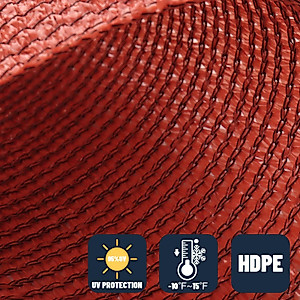 SUNNY GUARD Sun Shade Sail 12'x12'x12' Triangle Terra UV Block Sunshade for Backyard Yard Deck Patio Garden Outdoor Activities and Facility(We Make Custom Size)