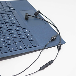 RadiArmor Anti-Radiation Air Tube Headphones with Microphone – Reduce RF to Negligible Levels (Black)