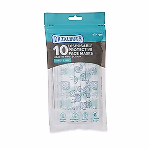 Dr. Talbot's Disposable Teen Face Mask for Personal Health, 13+ Years Old, Prints May Vary, 10 Count