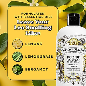 Poo-Pourri Before-You- go Refill Bottle, 16 Fl Oz, Original Citrus 16 Fl Oz