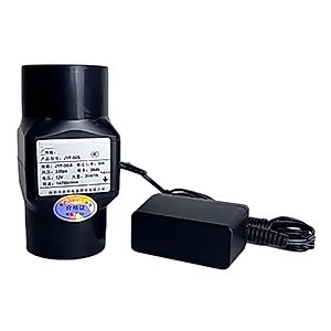 VVlight 2in Inline Duct Ventilation Fan Quiet Vent Blower For Hydroponics Grow Tent, Compact And Powerful Mini Duct Fan For Basements, Kitchens And Attics (Color : Black, Size : A-Normal Power)