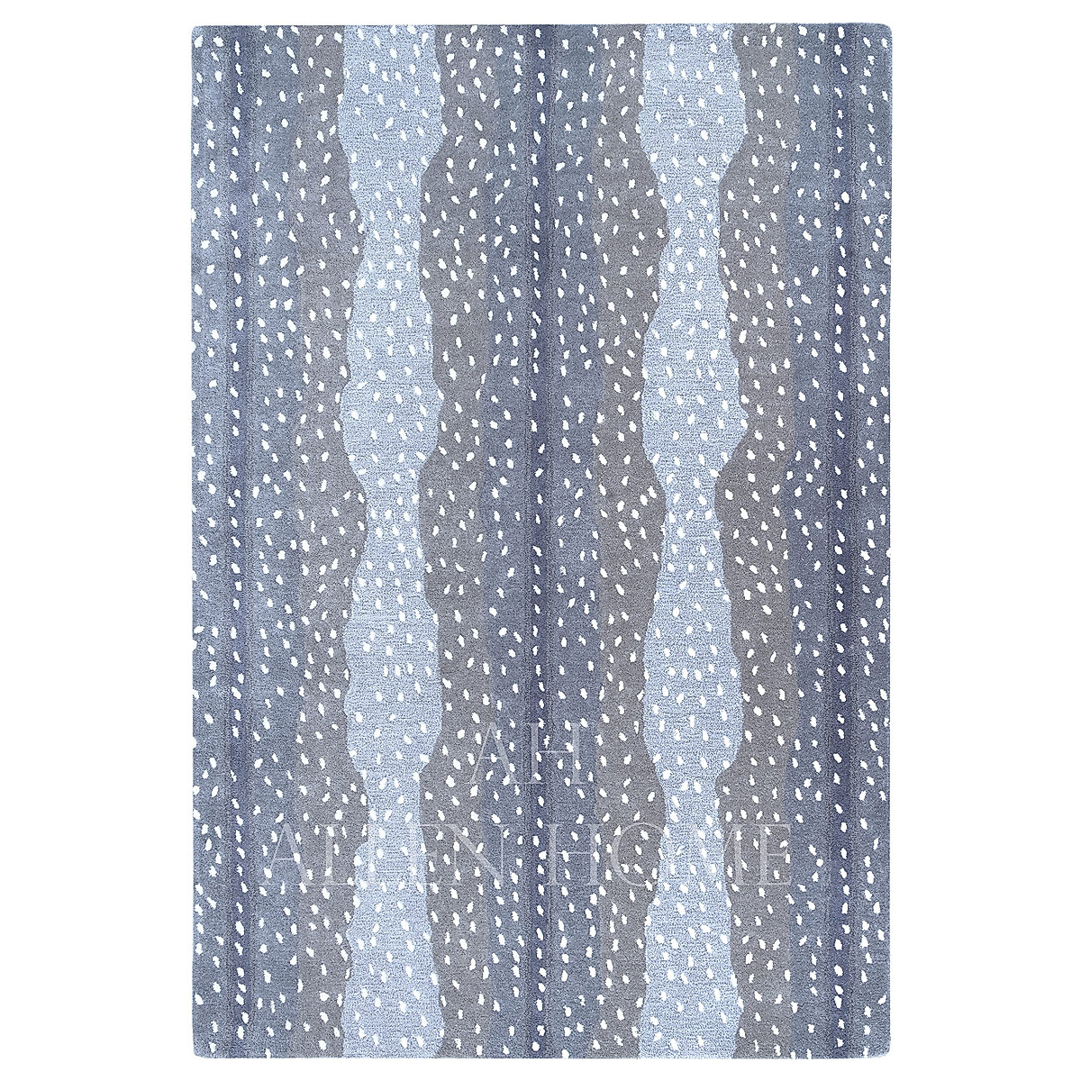 Hand Tufted Traditional Wool Area Rugs by Allen Home | Durable | 100% Wool | Living Room, Dining Room, Bedroom, and Entryway Area Rugs | 8’ x 10’ | Antelope Grey