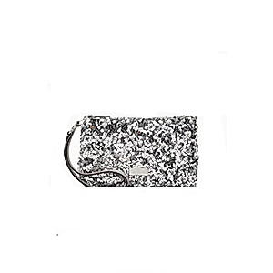 Kate Spade Kiki Sequin Convertible Clutch (Silver)