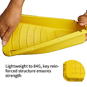 Voomey Paint Roller Tray,Plastic Paint Tray 4 inch,Paint Pans Trays,Small Paint Tray, 5pack,for Painters, Home Wall Painting, DIY Painting Projects, etc.