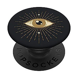All Seeing Eye Black PopSockets Swappable PopGrip