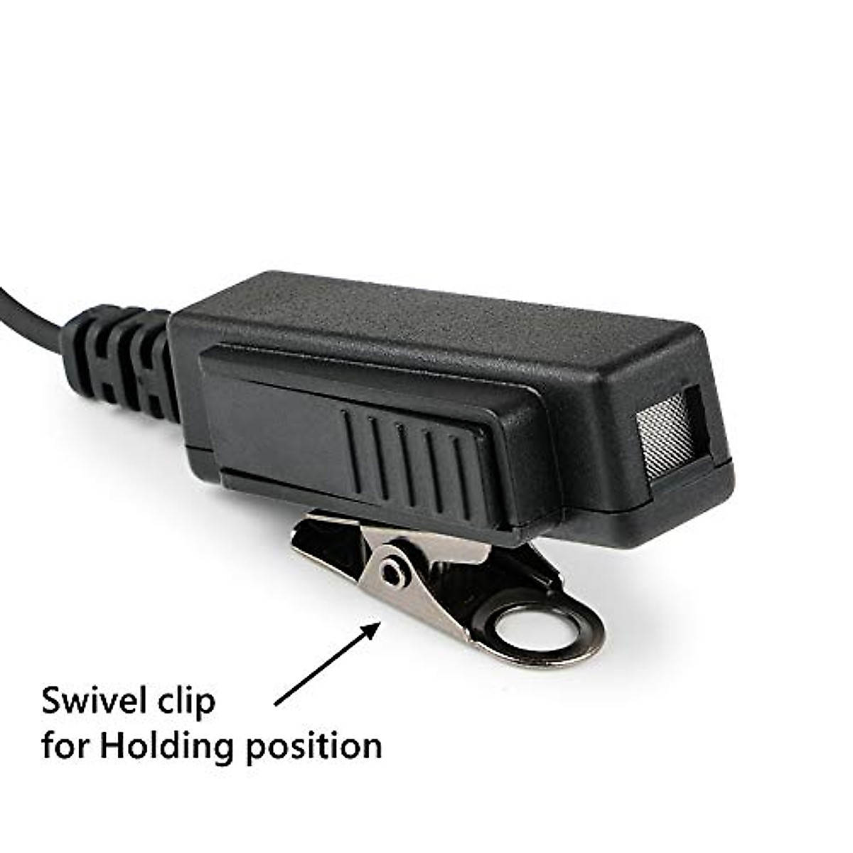 Earpieces for Motorola Walkie Talkies with Mic 2 Pin Acoustic Tube Headset and PPT for CP200 GP2000 XU1100 PRO1150 MU12 (2 Pack)