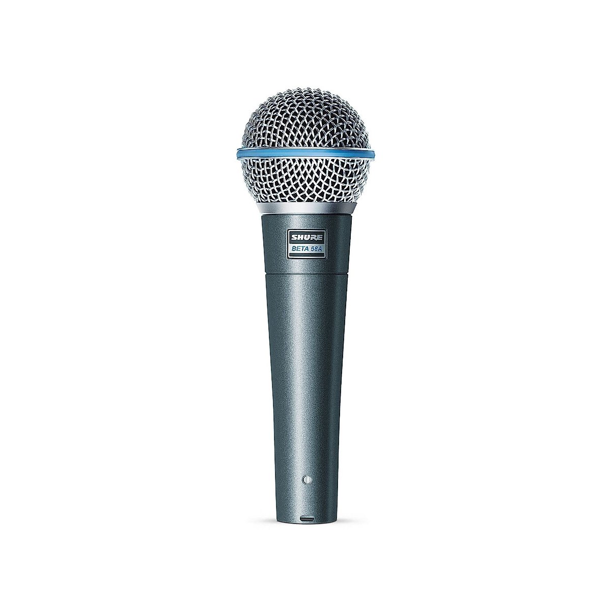 Shure BETA 58A Vocal Microphone - Single Element Supercardioid Dynamic Mic for Stage and Studio, Includes A25D Adjustable Stand Adapter, 5/8” to 3/8” (Euro) Thread Adapter and Storage Bag