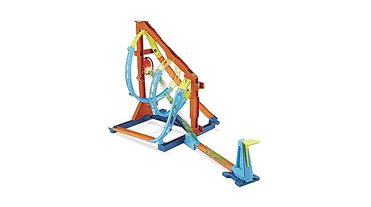 Hot Wheels Corkscrew Twist Playset - Build Your Track