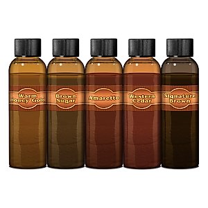 Timber Oil Deep Penetrating Stain for Wood Decks, Wood Fences, Wood Siding, and Log Cabins - Sample Color Kit - Woodrich Brand - 100% Guarenteed - Easy to Use - Great for Testing Our Colors!
