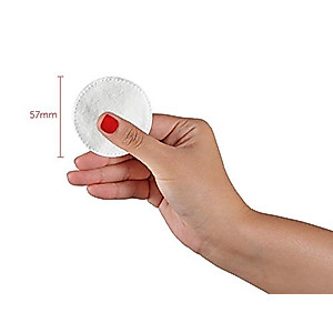 AnnaLisa 100% Pure Combed Cotton Rounds 3 Packs of 80 Hypoallergenic & Absorbing Cotton Pads for Face/Makeup/Nail Polish Removal |240-Piece Italian Round Facial Cleansing|