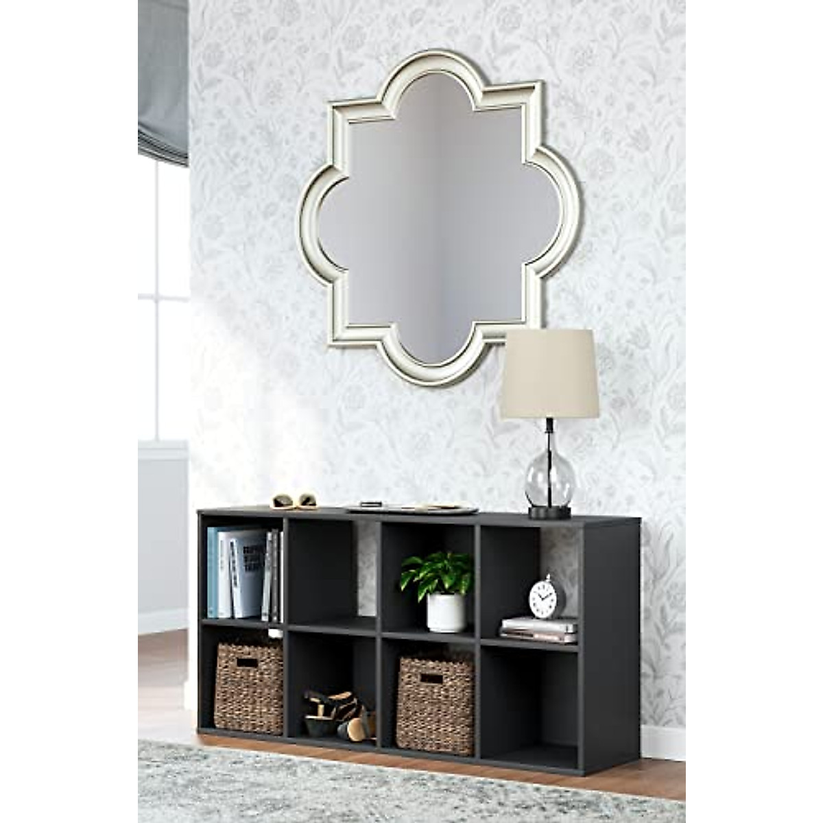 Signature Design by Ashley Langdrew 8 Cube Organizer, Black