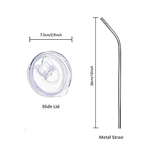 PYD Life 24 Pack Sublimation Tumbler Blanks Skinny 20 OZ White Straight Bulk Stainless Steel Tumbler with Metal Straw and Lid for Tumbler Heat Press Machine Sublimation Print