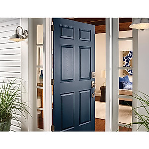 Schlage BE365 V CAM 619 Camelot Keypad Deadbolt, Electronic Keyless Entry Lock, Satin Nickel