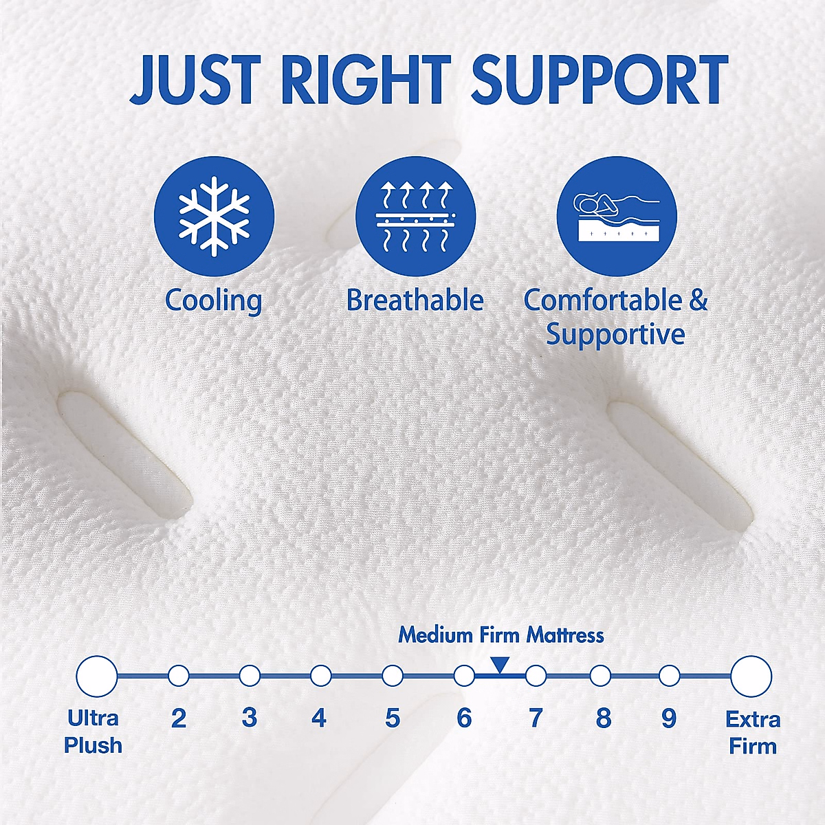 DIGLANT Twin XL Hybrid Mattress, 10 Inch Hybrid Tight Top Mattress, Memory Foam Pocket Spring Mattress Sleep Supportive & Pressure Relief, Medium Firm Feel Mattress in a Box, CertiPUR-US Certified