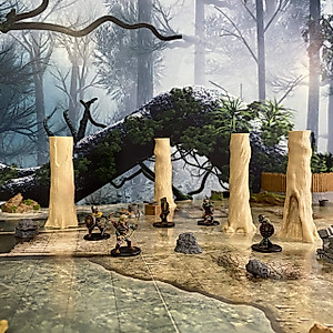 Extruded Gaming Beech Trees Set 1