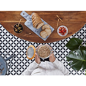 Le Parfait Super Terrine - 750ml French Glass Canning Jar w/Straight Body, Airtight Rubber Seal & Glass Lid, 24oz/Pint & Half (Single Jar)