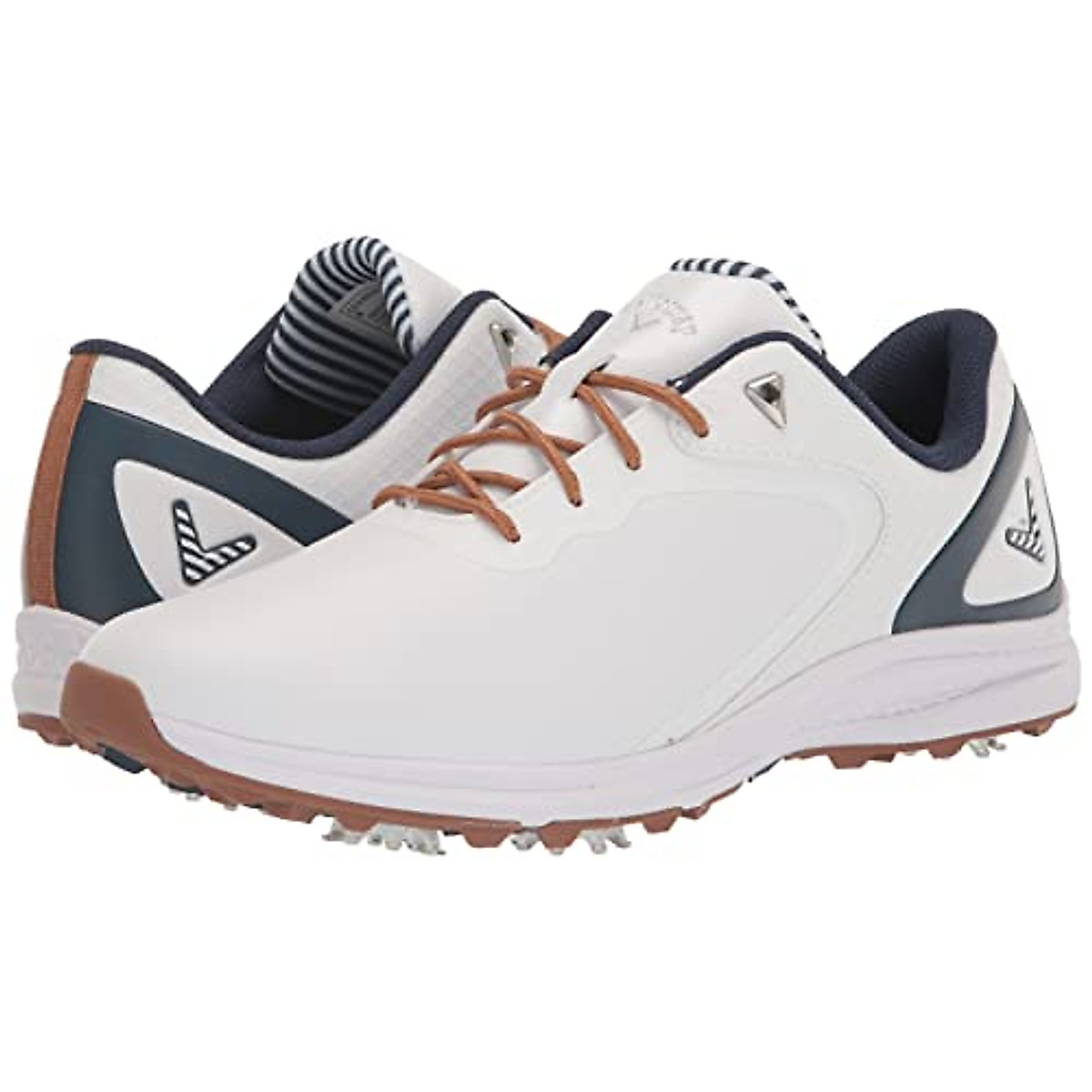 Callaway Footwear Women's Coronado v2 Sneaker, White/Navy, 8
