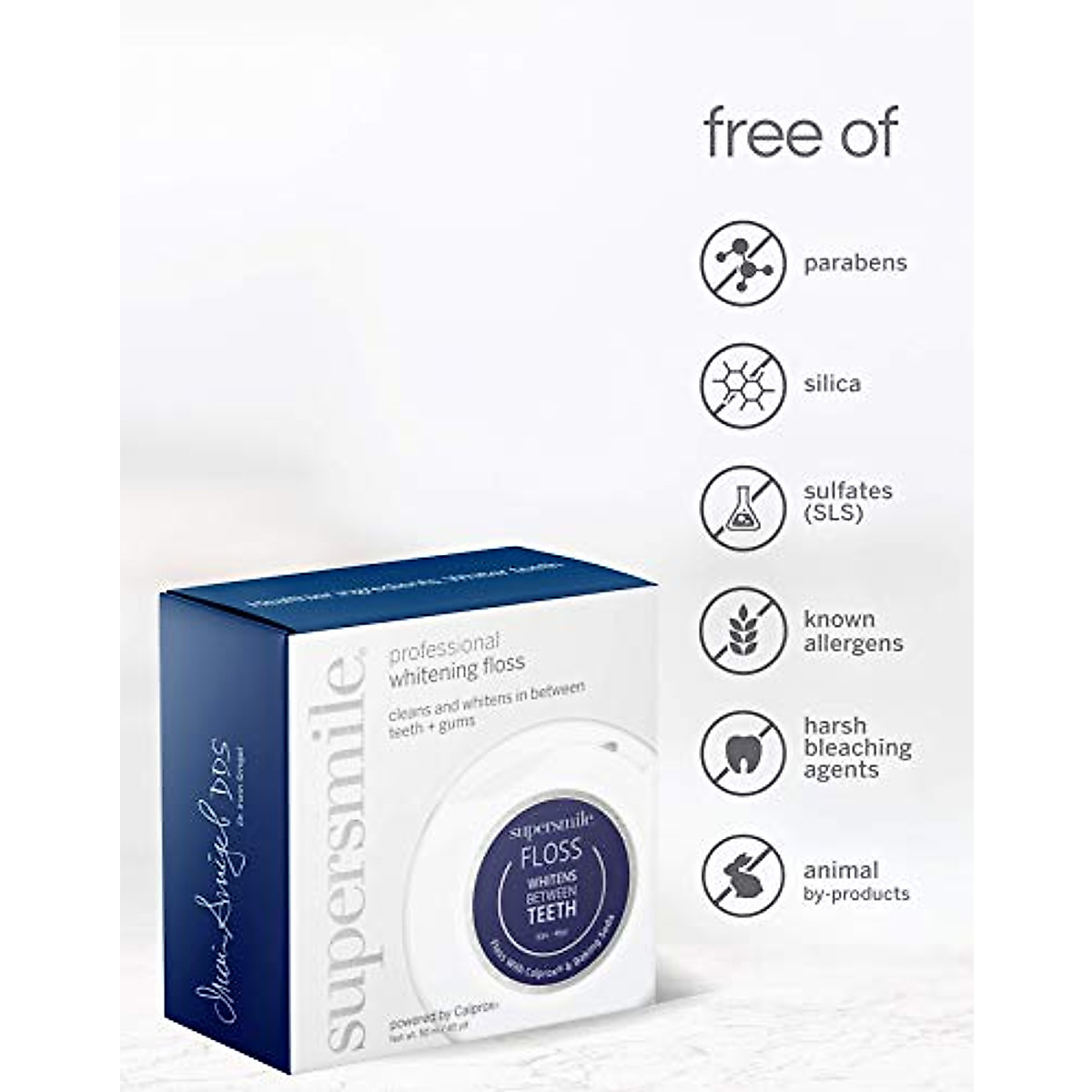 Supersmile Professional Whitening Dental Floss , 1 Count (Pack of 1)