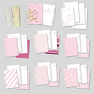Pukka Pad, Carpe Diem A5 Planner with Weekly, Monthly Undated Inserts, 10 X 9.5 X 2 Inches, Disty Floral