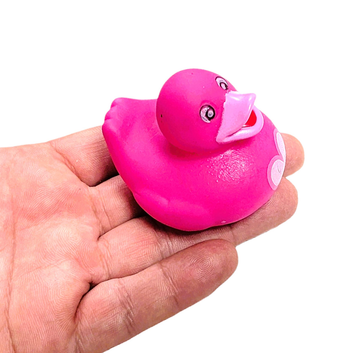 Cool Valentine's Day Holiday Rubber I Love You XO Be Mine Ducks (2") Standard Size. White, Red, Pink and Purple. (12 Pack) Cute Duck Bath Tub Pool Toys. (Valentine's Day Rubber Ducks)