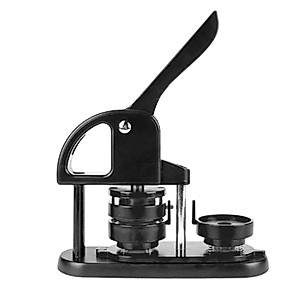 Deevoka Button Badge Machine Button Maker Pin Maker Tag Pressing for Pins Installation Free 58mm Pin Maker Machine for DIY Keychain Attachments