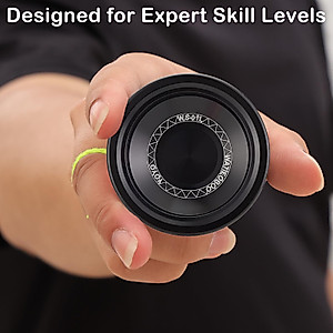 WATIEOBOO Yoyo Professional Unresponsive Metal Yoyo for Kids Beginners Intermediate Advanced Masonry Faceted Metal YOYO Precision Eight-Bead Yoyo Bearings-ModelWS-01L