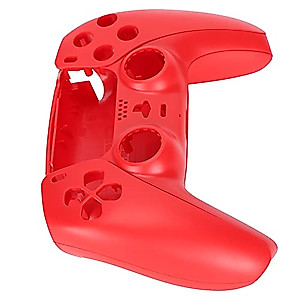 Controller Replacement Shell, Console Game Accessories ABS Material Durable Comfortable Hand Feel Easy Installation for Repair Parts(red)