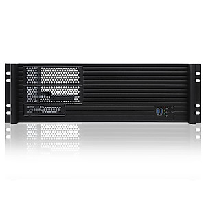 RackChoice 3u Short Depth rackmount Server Chassis Micro ATX/Mini-itx 2x5.25+5x3.5 Bays Support Standard ATX PSU with Either top or Side Cooling