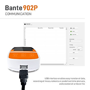 Bante 902P Portable pH Conductivity Meter | Multi-Parameter Meter for Measuring pH, Conductivity, TDS, Salinity, Resistivity, ORP and Temperature | Accuracy ±0.002 pH, ±1% F.S.