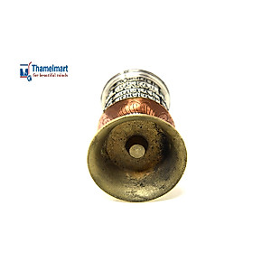 Thamelmart 4 Inch Height Very Artistic Stand Tibetan Prayer Wheel Om Mane Padme Hum Hand Crafted in Nepal