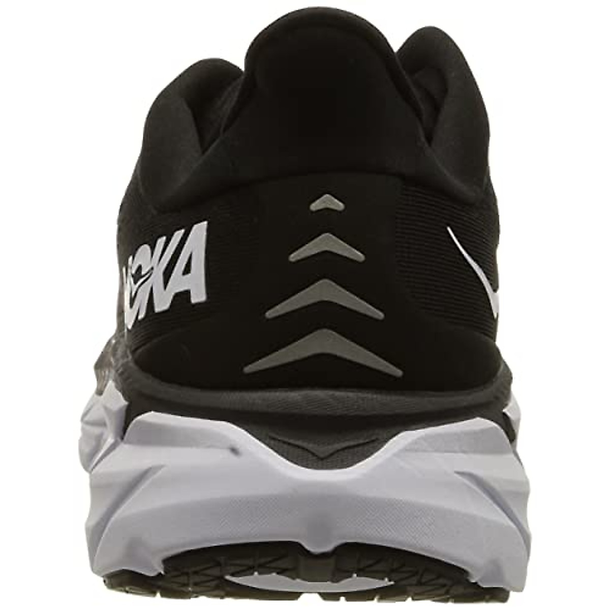 HOKA ONE ONE Clifton 8 Womens Shoes Size 8, Color: Black/White