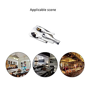 Stainless Spoon Rest,Spoon Rests,Sturdy and Durable Stainless Steel Spoon Rests for Kitchen